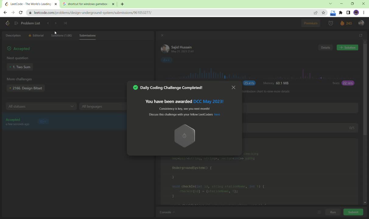 SAJID HUSSAIN on LinkedIn: #leetcode #coding #dsa #problemsolving # ... SAJID HUSSAIN on LinkedIn: #leetcode #coding #dsa #problemsolving # ...