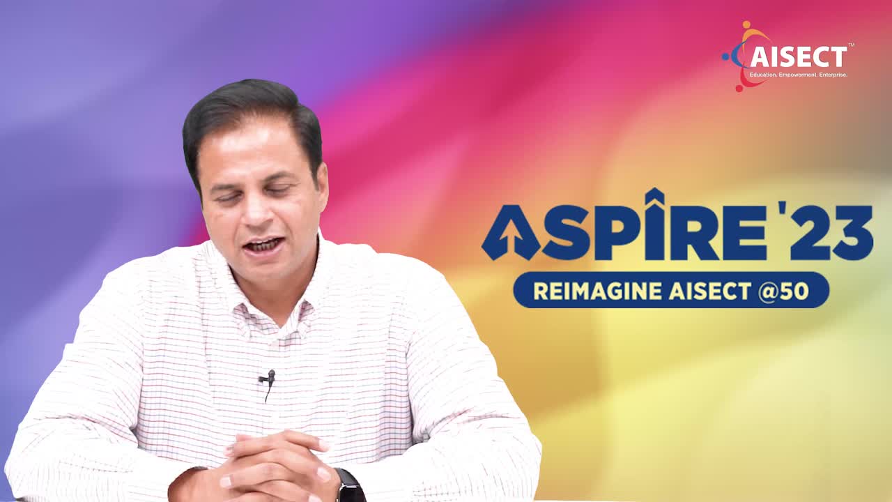 Alok Chauhan on LinkedIn: AISECT ASPIRE'23 Alok Chauhan on LinkedIn: AISECT ASPIRE'23