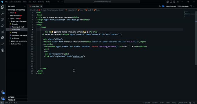 Developed a brute force password cracking tool at Cyberdosti | REHAN ... Developed a brute force password cracking tool at Cyberdosti | REHAN ...