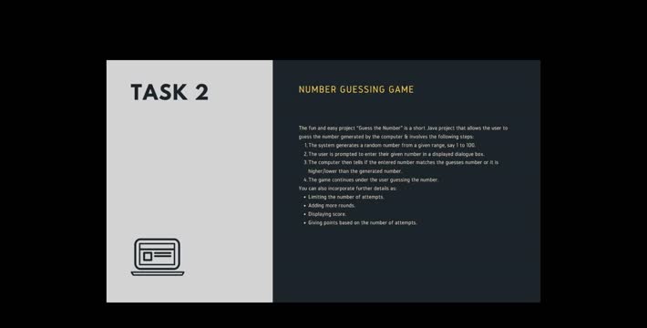 Manish Singh on LinkedIn: #task1completed #numberguessinggame # ... Manish Singh on LinkedIn: #task1completed #numberguessinggame # ...