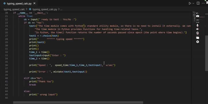 How I built a typing speed calculator using Python | Akanksha Priya ... How I built a typing speed calculator using Python | Akanksha Priya ...