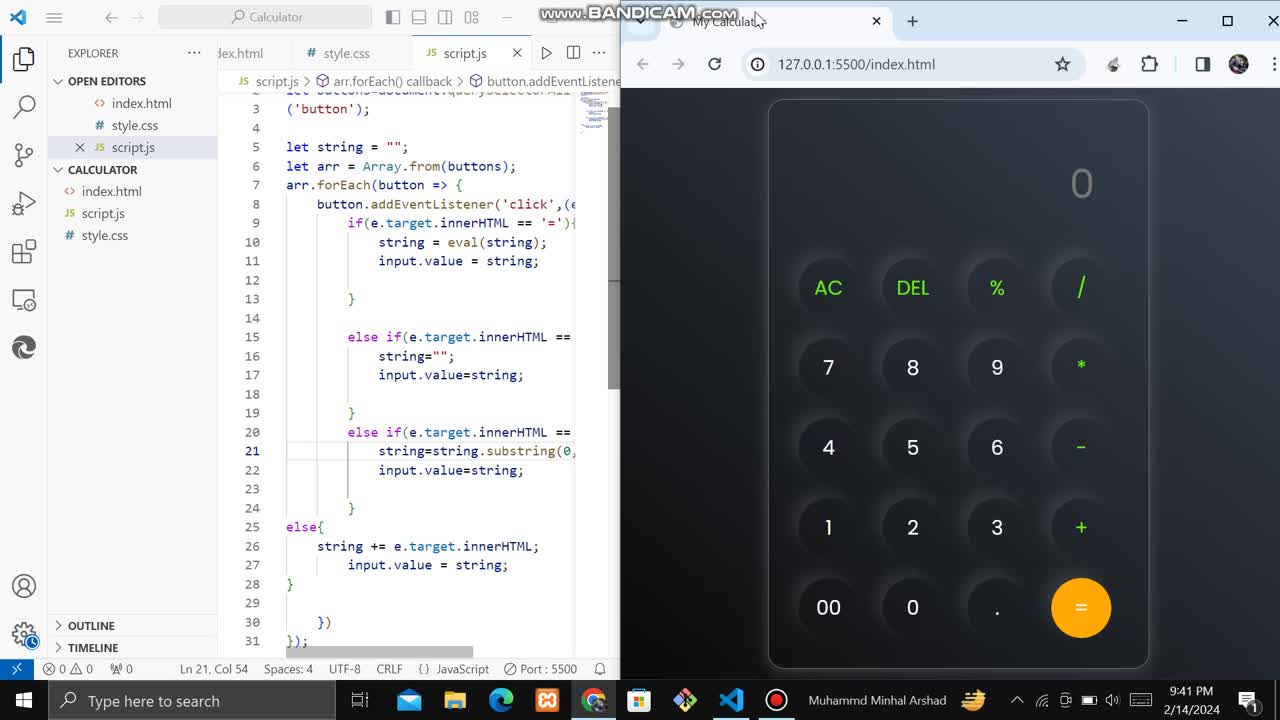 Muhammad Minhal Arshad on LinkedIn: #html #css #javascript #calculator ... Muhammad Minhal Arshad on LinkedIn: #html #css #javascript #calculator ...