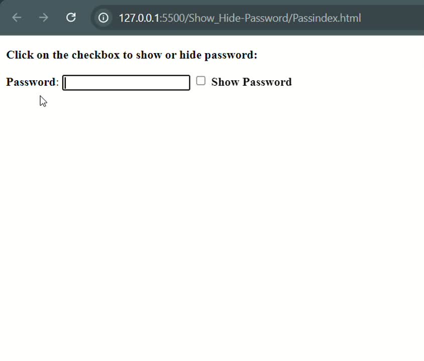 Day 10 of #100DaysOfCode challenge: Show Hide Password Toggle | Gyana ... Day 10 of #100DaysOfCode challenge: Show Hide Password Toggle | Gyana ...