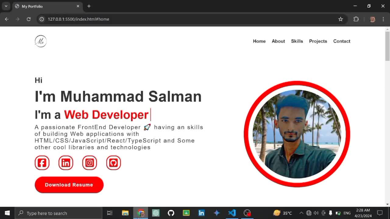 Muhammad Salman on LinkedIn: #portfolio #html #css #webdesign #frontedn ... Muhammad Salman on LinkedIn: #portfolio #html #css #webdesign #frontedn ...