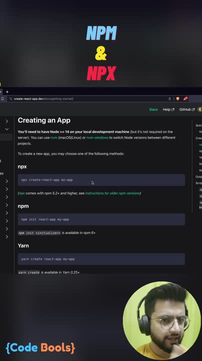 Manpreet Singh on LinkedIn: #npm #npx #javascript #shorts #reactjs # ... Manpreet Singh on LinkedIn: #npm #npx #javascript #shorts #reactjs # ...