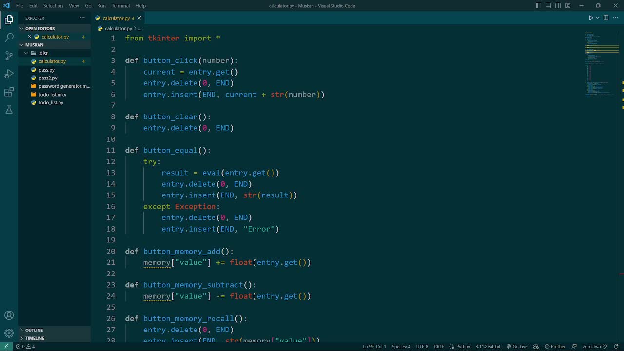 Muskan Rauther on LinkedIn: #codsoft #codsoftinternship #pythonprogramming Muskan Rauther on LinkedIn: #codsoft #codsoftinternship #pythonprogramming