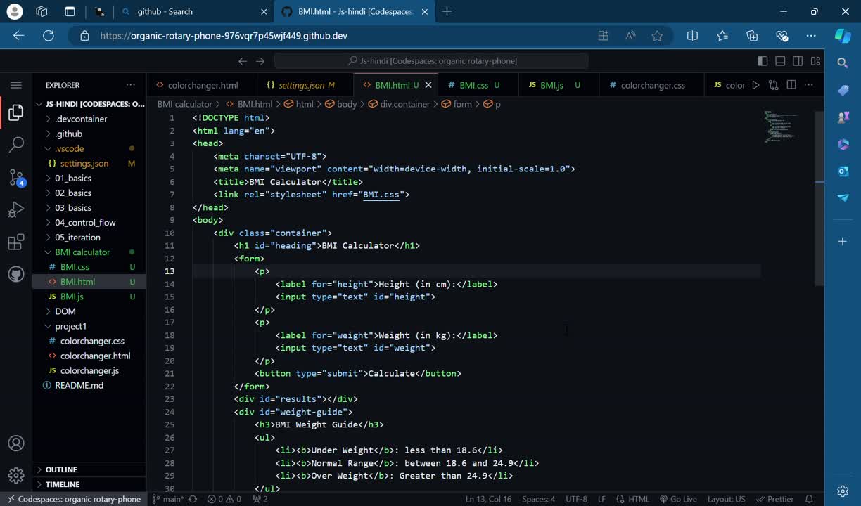 Anagh Jaiswar on LinkedIn: #webdevelopment #javascript #html #css #bmi ... Anagh Jaiswar on LinkedIn: #webdevelopment #javascript #html #css #bmi ...