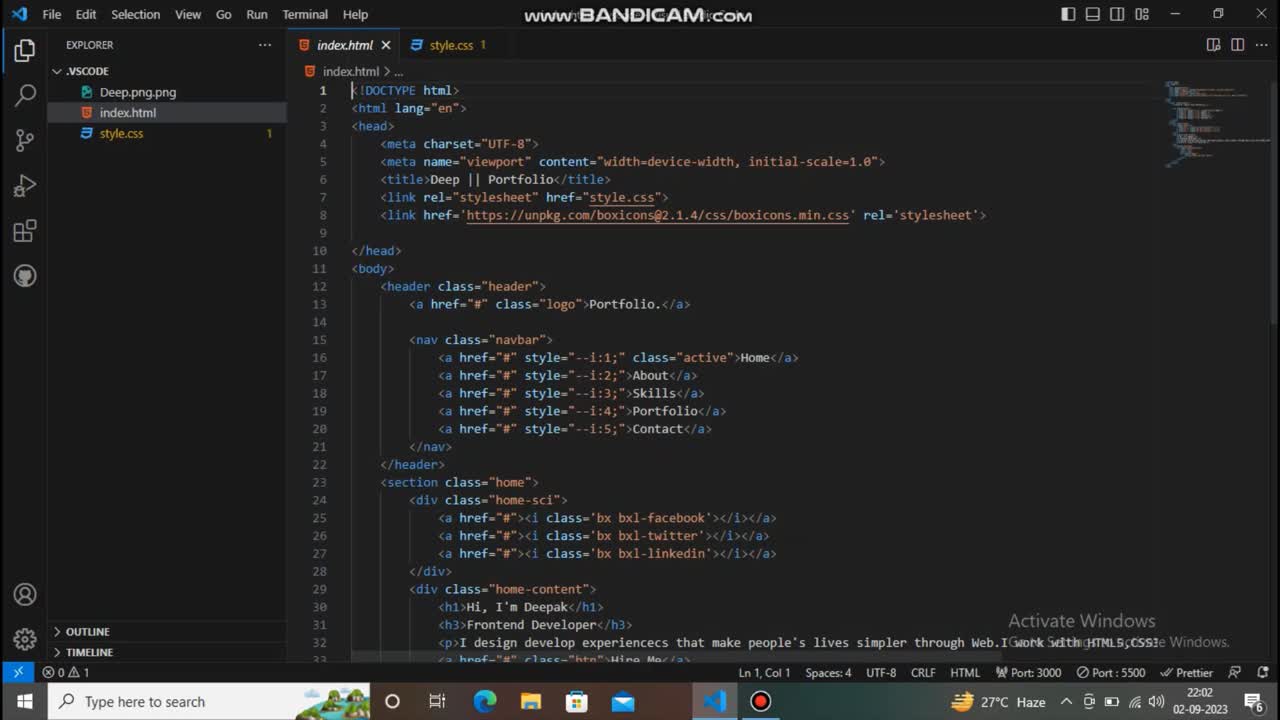 Deepak Kumar Jena on LinkedIn: #bharatintern #coding #internship # ... Deepak Kumar Jena on LinkedIn: #bharatintern #coding #internship # ...