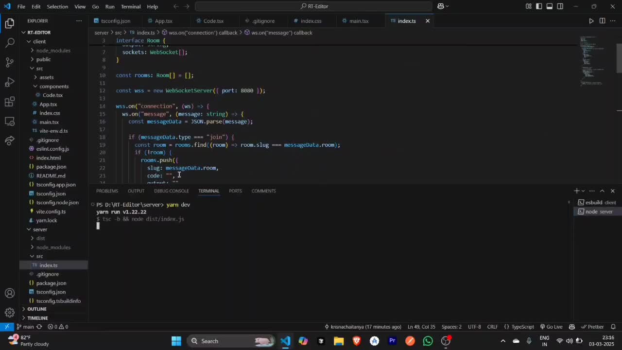 Krishna Chaitanya Kattoju on LinkedIn: #websockets #reactjs #nodejs # ... Krishna Chaitanya Kattoju on LinkedIn: #websockets #reactjs #nodejs # ...