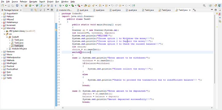 #codsoft #javadevelopment | Samrudhi Biradawade #codsoft #javadevelopment | Samrudhi Biradawade