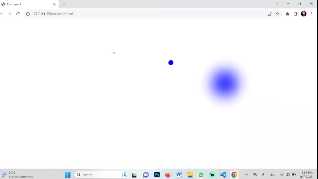 Dammar Rana on LinkedIn: Moving Cursor Animation HTML CSS JavaScript Dammar Rana on LinkedIn: Moving Cursor Animation HTML CSS JavaScript