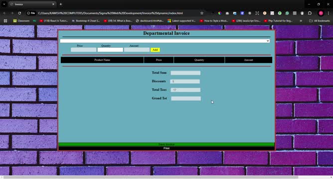 Muhammad Yaseen Haider . on LinkedIn: #webdevelopment #dynamicinvoice # ... Muhammad Yaseen Haider . on LinkedIn: #webdevelopment #dynamicinvoice # ...