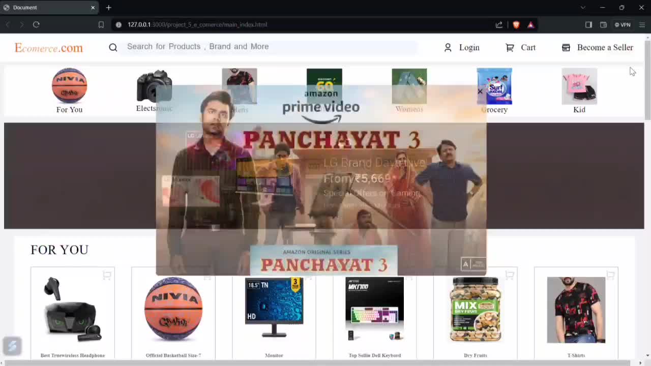sumit jha on LinkedIn: Project 2 - Ecomrce website Company - InterPe ... sumit jha on LinkedIn: Project 2 - Ecomrce website Company - InterPe ...