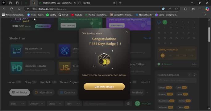 Sandeep Kumar on LinkedIn: #leetcode #365days #achievement # ... Sandeep Kumar on LinkedIn: #leetcode #365days #achievement # ...