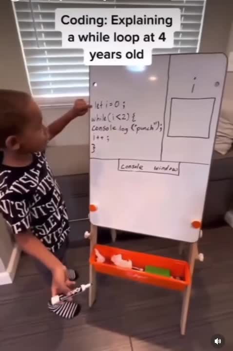 Hermann Ngoy on LinkedIn: 4 Years boy explaining a WHILE LOOP in ... Hermann Ngoy on LinkedIn: 4 Years boy explaining a WHILE LOOP in ...