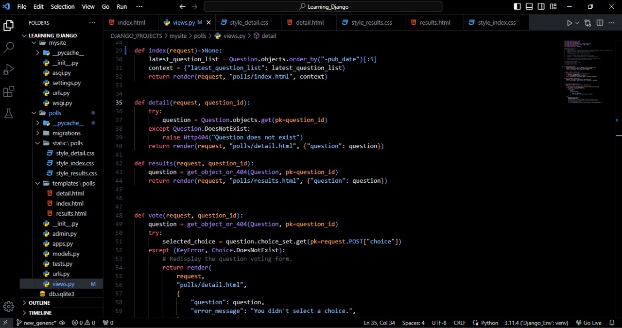 Bharat Kshirsagar on LinkedIn: #django #python #firstproject #beginning Bharat Kshirsagar on LinkedIn: #django #python #firstproject #beginning