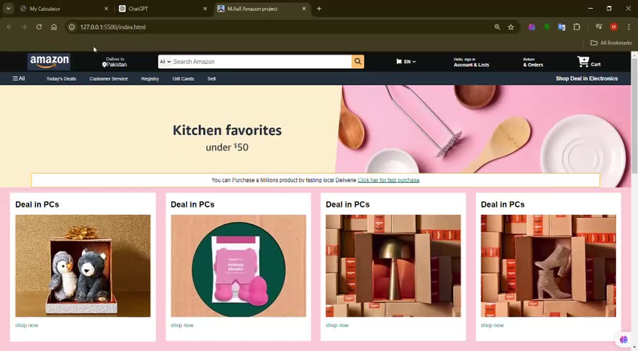 Muhammad Asif on LinkedIn: My first project with Html && CSS Muhammad Asif on LinkedIn: My first project with Html && CSS