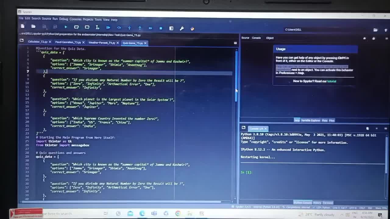Chetan Dawani on LinkedIn: #codsoftinternship #codsoft #gui #python # ... Chetan Dawani on LinkedIn: #codsoftinternship #codsoft #gui #python # ...