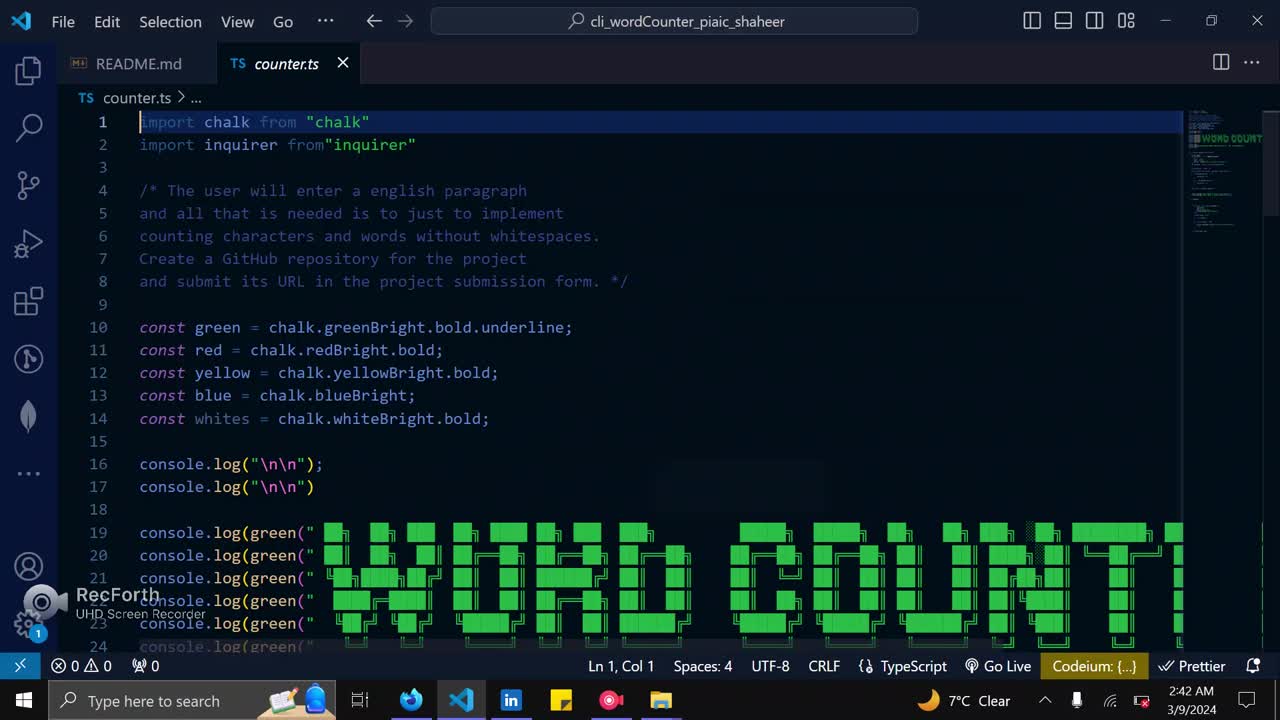 Muhammad Shaheer Kamran on LinkedIn: #typescript #nodejs #cli # ... Muhammad Shaheer Kamran on LinkedIn: #typescript #nodejs #cli # ...