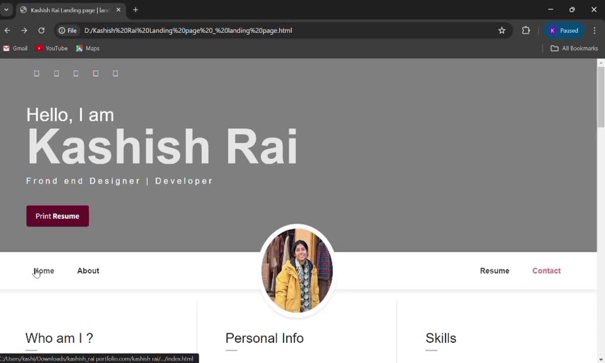 Kashish Rai on LinkedIn: #portfolio #webdev #portfolio #html #css # ... Kashish Rai on LinkedIn: #portfolio #webdev #portfolio #html #css # ...