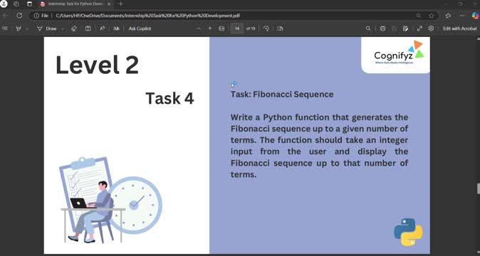 Mahima Singh on LinkedIn: #cognifyz #cognifyz_technologies #python # ... Mahima Singh on LinkedIn: #cognifyz #cognifyz_technologies #python # ...