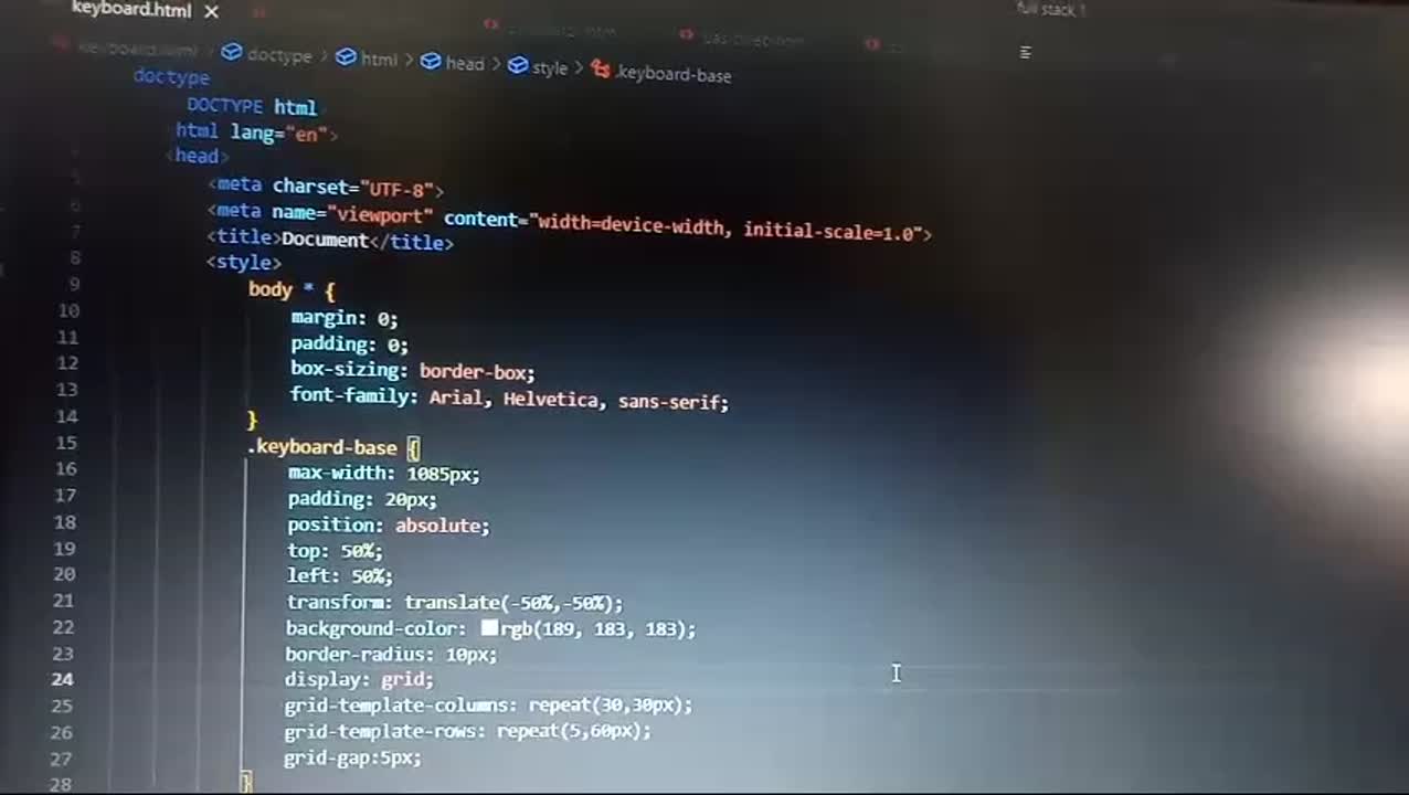 Kante Akshaya priya on LinkedIn: #project #html #css #javascript #keyboard Kante Akshaya priya on LinkedIn: #project #html #css #javascript #keyboard