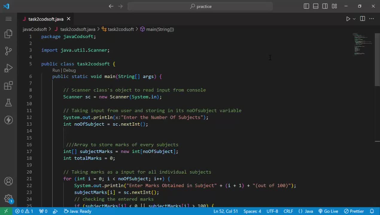 Anushka Sahu on LinkedIn: #codsoft #javadevelopment #java Anushka Sahu on LinkedIn: #codsoft #javadevelopment #java