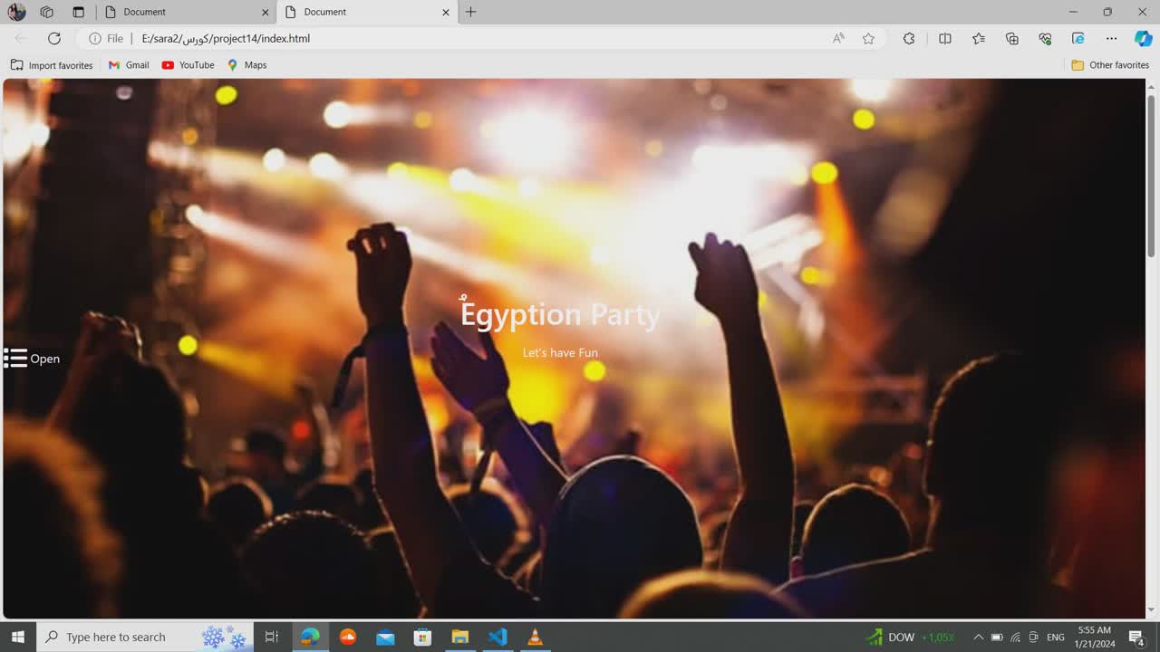 My responsive Egyptian party website | Sara Taher posted on the topic ... My responsive Egyptian party website | Sara Taher posted on the topic ...