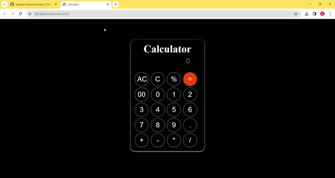 Completed a calculator task with Coding Samurai | SHALU KUMARI posted ... Completed a calculator task with Coding Samurai | SHALU KUMARI posted ...