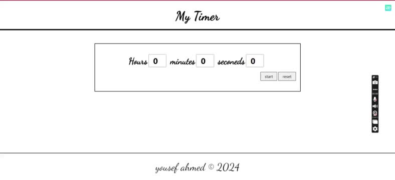 yousef ahmed on LinkedIn: A Timer using Venilla javascript, css and ... yousef ahmed on LinkedIn: A Timer using Venilla javascript, css and ...