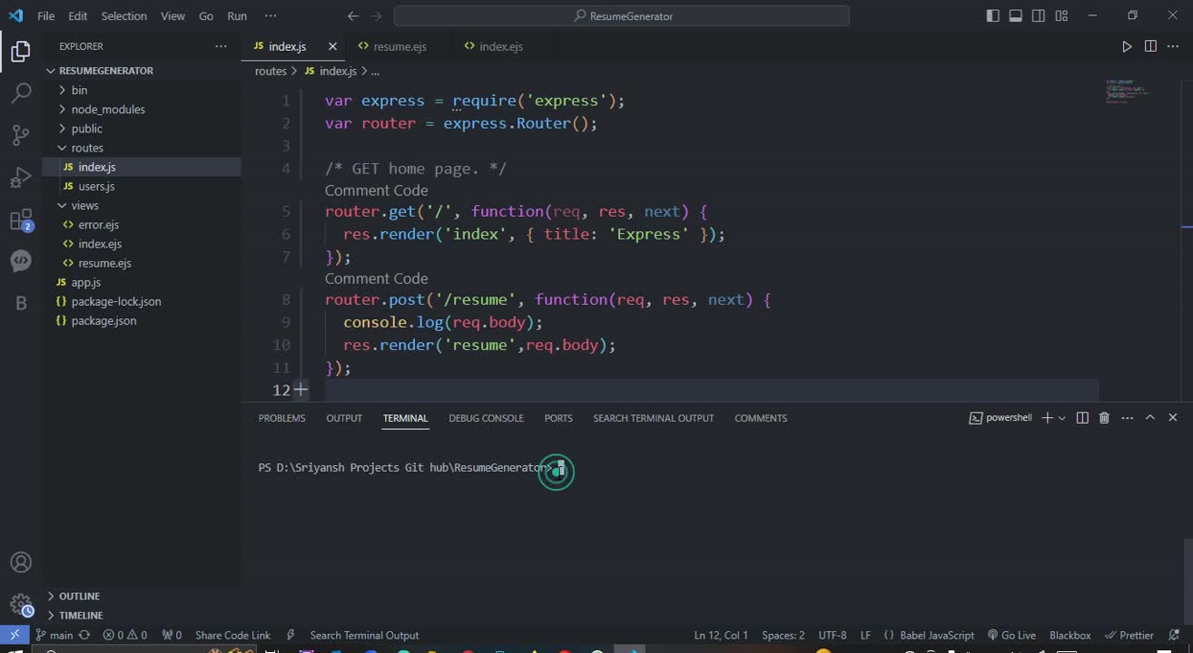 Ankit J. on LinkedIn: #resumegenerator #webdevelopment #nodejs # ... Ankit J. on LinkedIn: #resumegenerator #webdevelopment #nodejs # ...