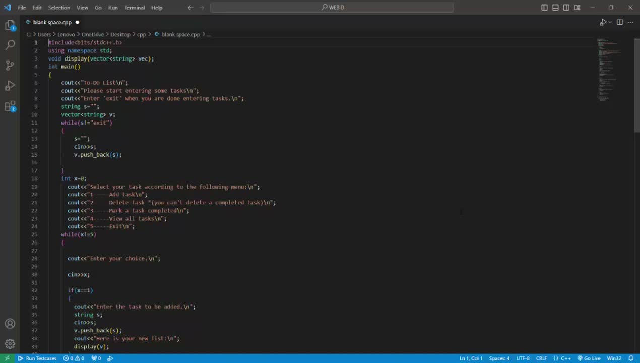 Rashmi Kushwaha on LinkedIn: #codsoft #internship #cppprogramming Rashmi Kushwaha on LinkedIn: #codsoft #internship #cppprogramming