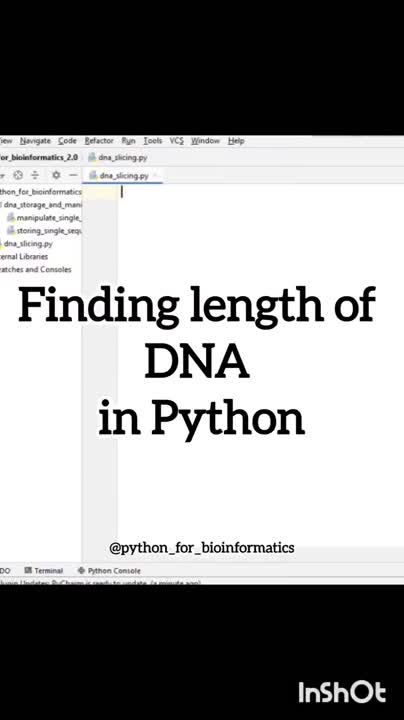 #pythonprogramming #bioinformatics #biotechnology #dna | Python for ... #pythonprogramming #bioinformatics #biotechnology #dna | Python for ...