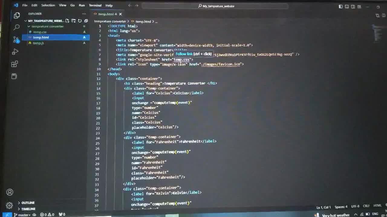 Pramod Kumar on LinkedIn: Bharat Intern Tamprature convertor html CSS ... Pramod Kumar on LinkedIn: Bharat Intern Tamprature convertor html CSS ...