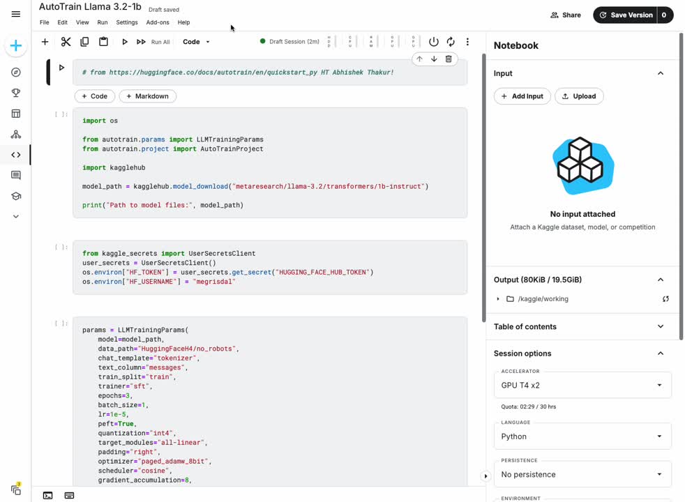 Abhishek Thakur on LinkedIn: Here's how you can use AutoTrain on Kaggle ... Abhishek Thakur on LinkedIn: Here's how you can use AutoTrain on Kaggle ...