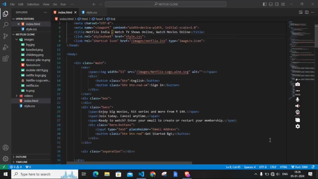 Utkarsh Mishra on LinkedIn: #html #css #webdevelopment #netflixclone Utkarsh Mishra on LinkedIn: #html #css #webdevelopment #netflixclone