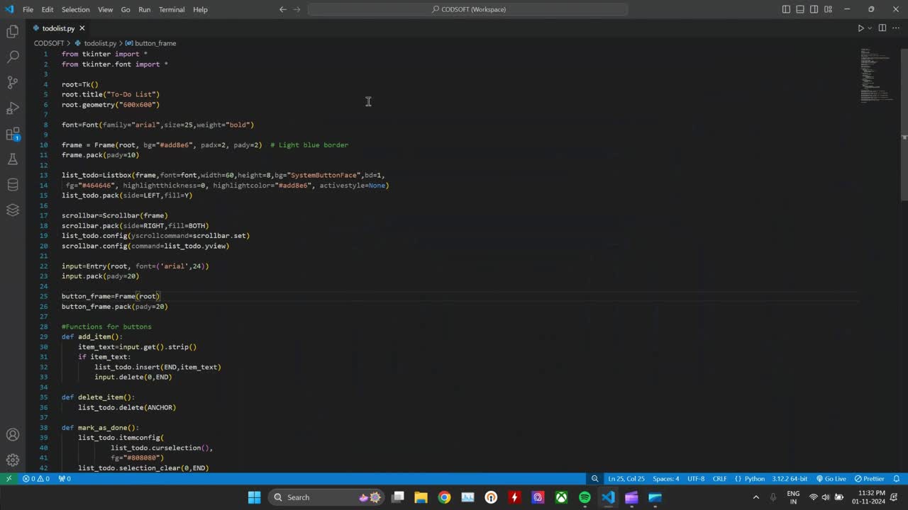 Ayush Golait on LinkedIn: #codsoft #python #programming #tkinter # ... Ayush Golait on LinkedIn: #codsoft #python #programming #tkinter # ...