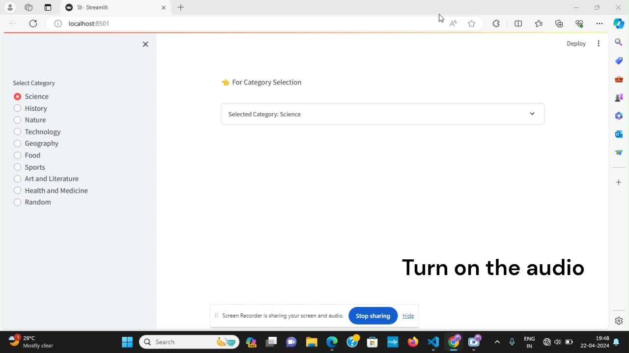 #streamlit #python #webdevelopment | Anu Radha #streamlit #python #webdevelopment | Anu Radha