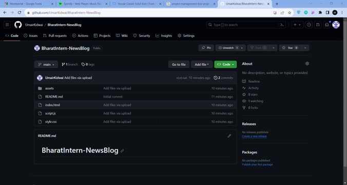 Mohd Umair Kidwai on LinkedIn: #bharatintern #webdevelopment #internship Mohd Umair Kidwai on LinkedIn: #bharatintern #webdevelopment #internship