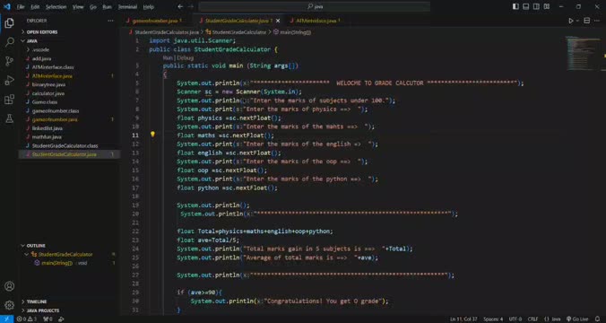 Yash Nikam on LinkedIn: #codsoft #javaprogramming Yash Nikam on LinkedIn: #codsoft #javaprogramming