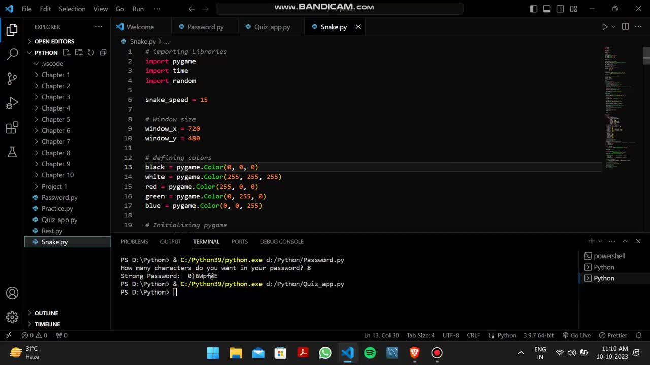 Deep Ghoshal on LinkedIn: #task3 #internship #codealpha #python Deep Ghoshal on LinkedIn: #task3 #internship #codealpha #python