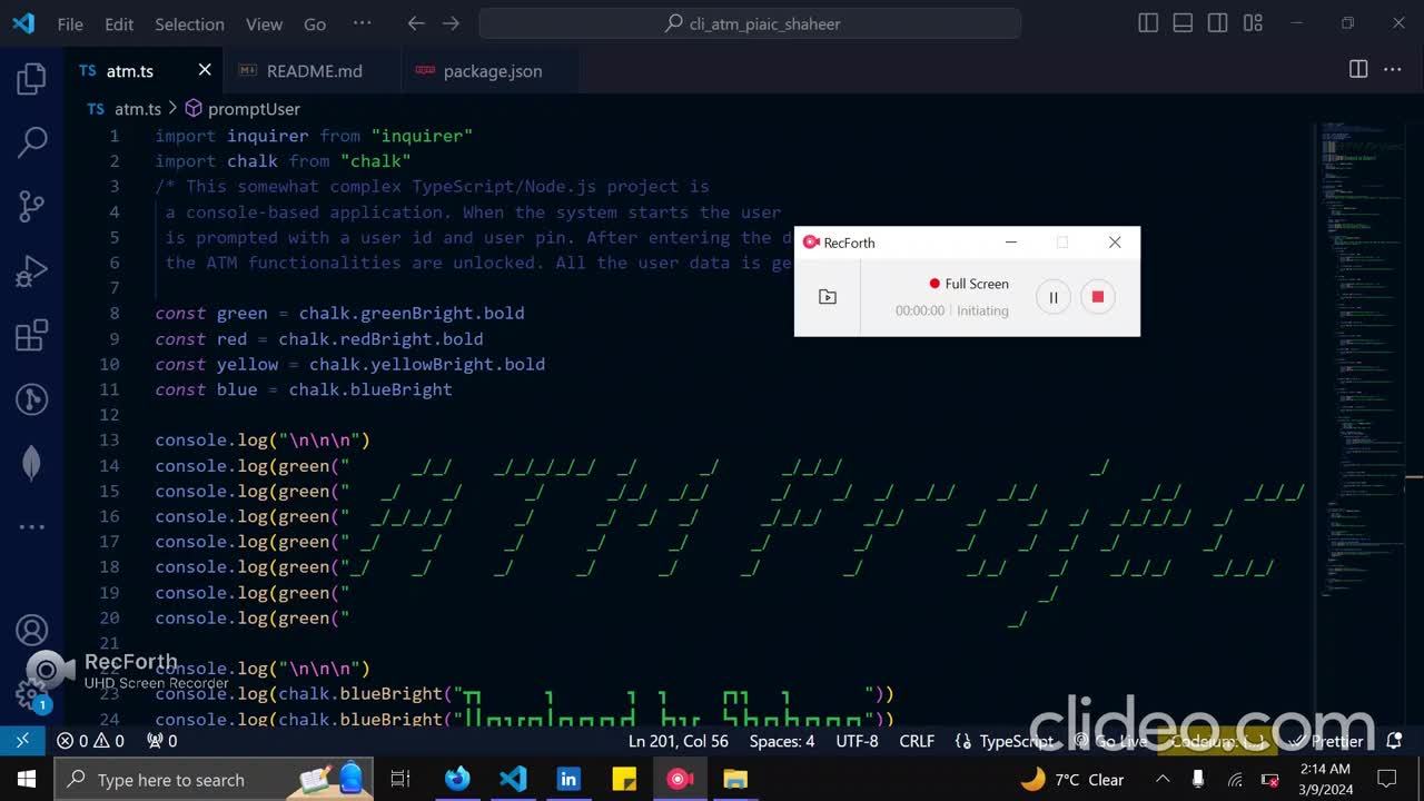 Muhammad Shaheer Kamran on LinkedIn: #typescript #nodejs #cli #atm # ... Muhammad Shaheer Kamran on LinkedIn: #typescript #nodejs #cli #atm # ...