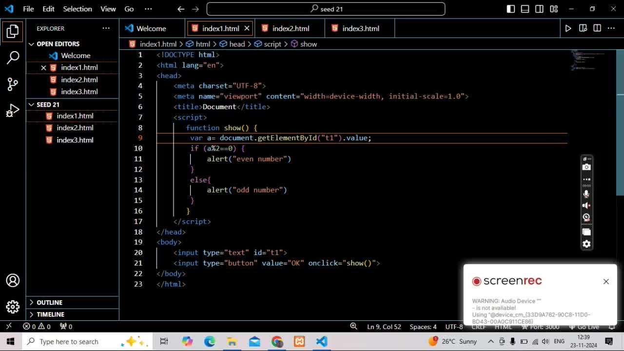 Chirag Nashine on LinkedIn: #javascript #webdevelopment #codingjourney Chirag Nashine on LinkedIn: #javascript #webdevelopment #codingjourney