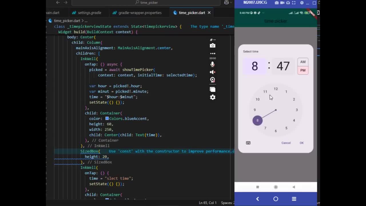 Muhammad Ishaq on LinkedIn: #flutter #timepicker #programming # ... Muhammad Ishaq on LinkedIn: #flutter #timepicker #programming # ...