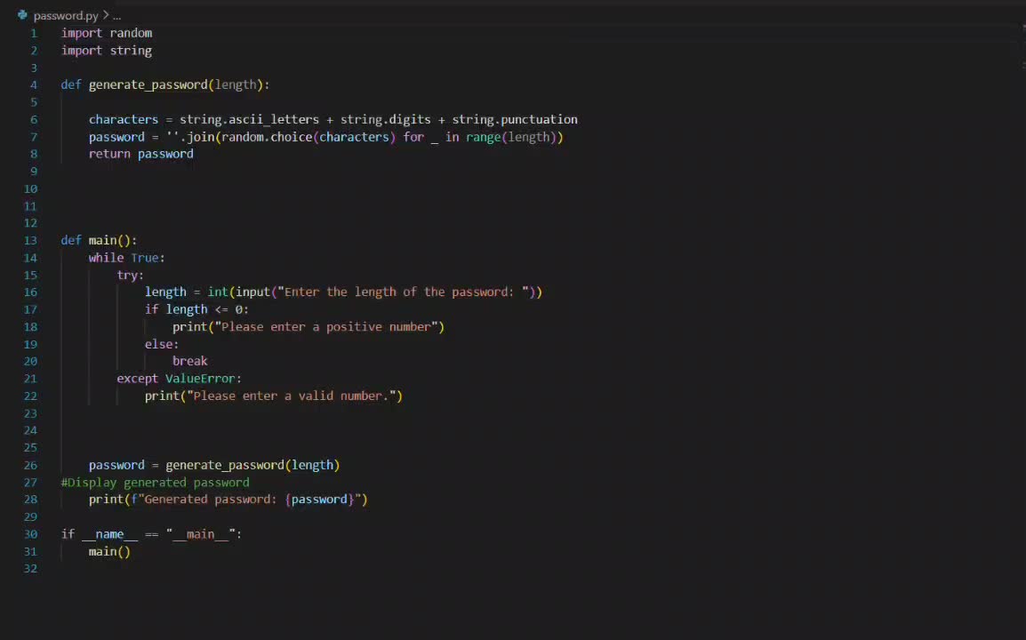 Created a password generator in Python with CodSoft | Anuj kumar Gupta ... Created a password generator in Python with CodSoft | Anuj kumar Gupta ...