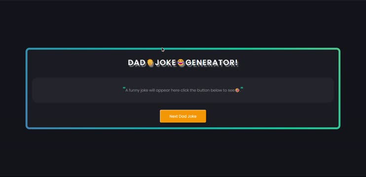 Kiran Mahajan ⚡ on LinkedIn: #dadjokegenerator #javascript #fetchapi # ... Kiran Mahajan ⚡ on LinkedIn: #dadjokegenerator #javascript #fetchapi # ...