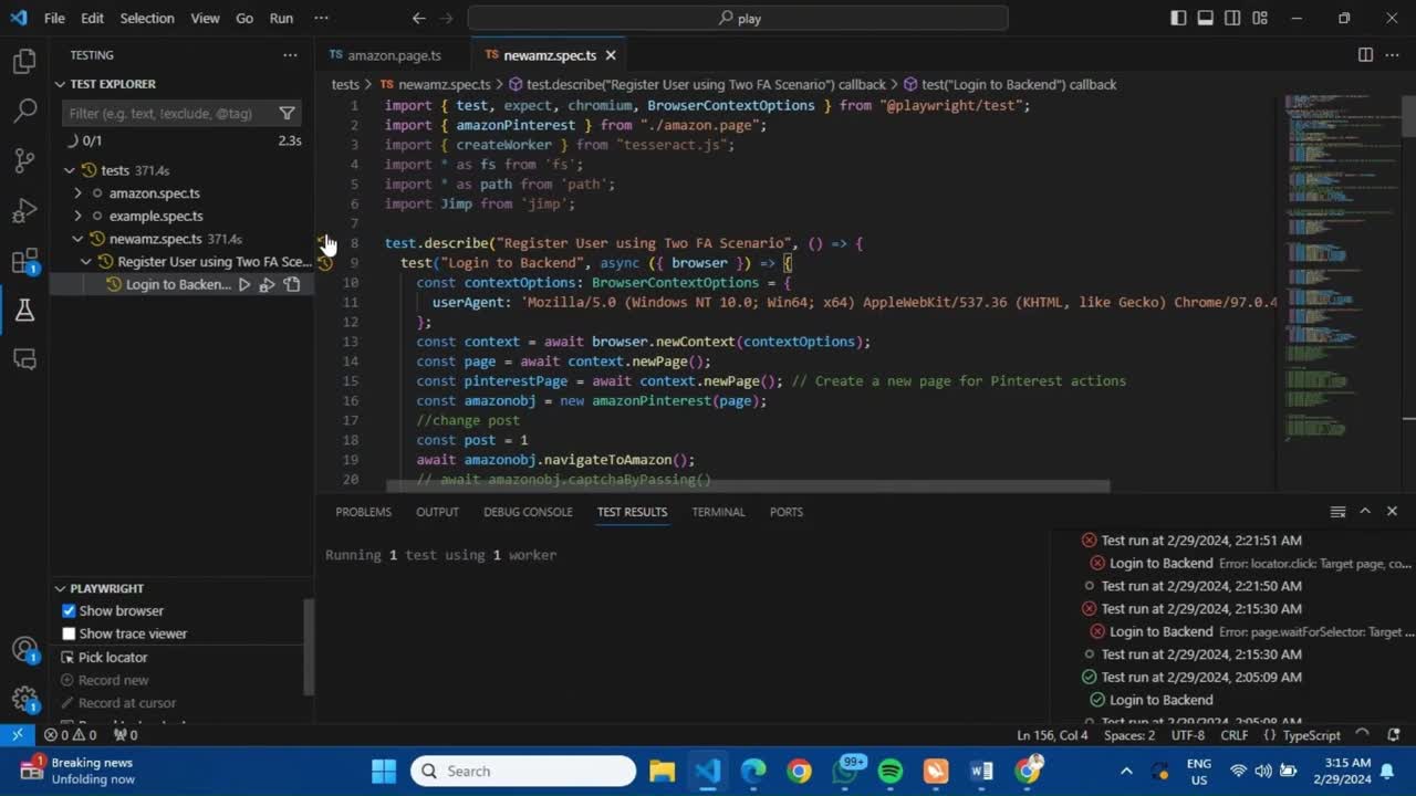 Muhammad Hassan Saeed on LinkedIn: #automation #playwright #typescript ... Muhammad Hassan Saeed on LinkedIn: #automation #playwright #typescript ...