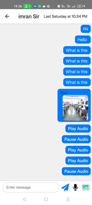 Implemented react-native chat features | Sagar gupta posted on the ... Implemented react-native chat features | Sagar gupta posted on the ...