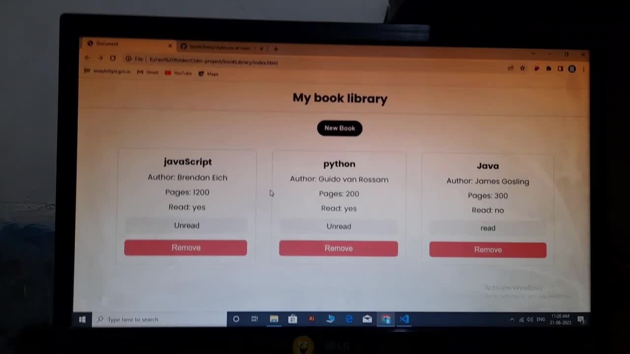 How odin's library project uses html, css, javaScript | Ravikant singh ... How odin's library project uses html, css, javaScript | Ravikant singh ...