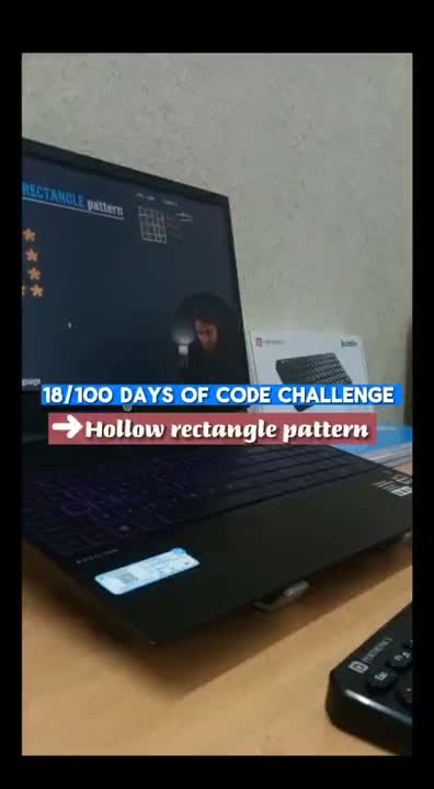 Hollow Rectangle Pattern for day 18 | Chhavi Gajnani posted on the ... Hollow Rectangle Pattern for day 18 | Chhavi Gajnani posted on the ...